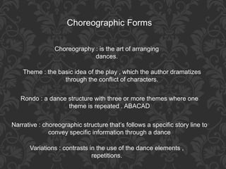 The Elements of Dance | PPTX