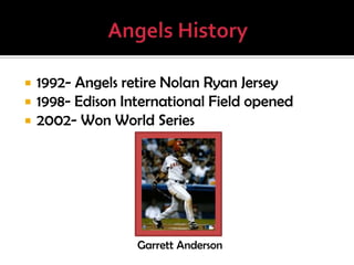 Angels Baseball Powerpoint | PPTX