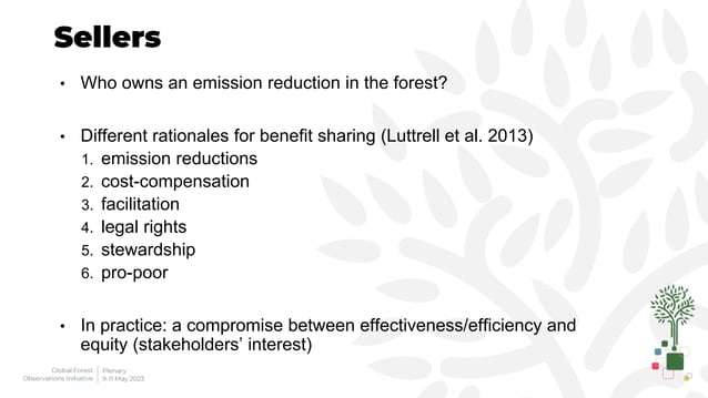 Introduction: REDD+ credits and carbon markets | PPTX