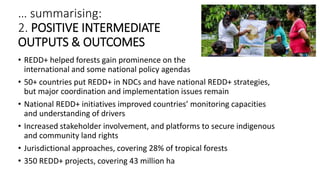 Transforming REDD+ Lessons and new direction | PPTX
