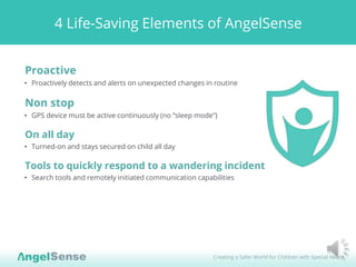 AngelSense Overview 2019 | PPTX | Special Needs Kids | Parenting