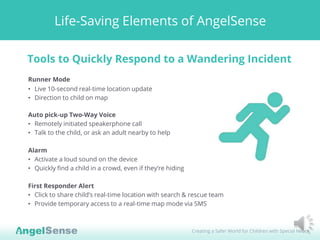 AngelSense Overview 2019 | PPTX | Special Needs Kids | Parenting