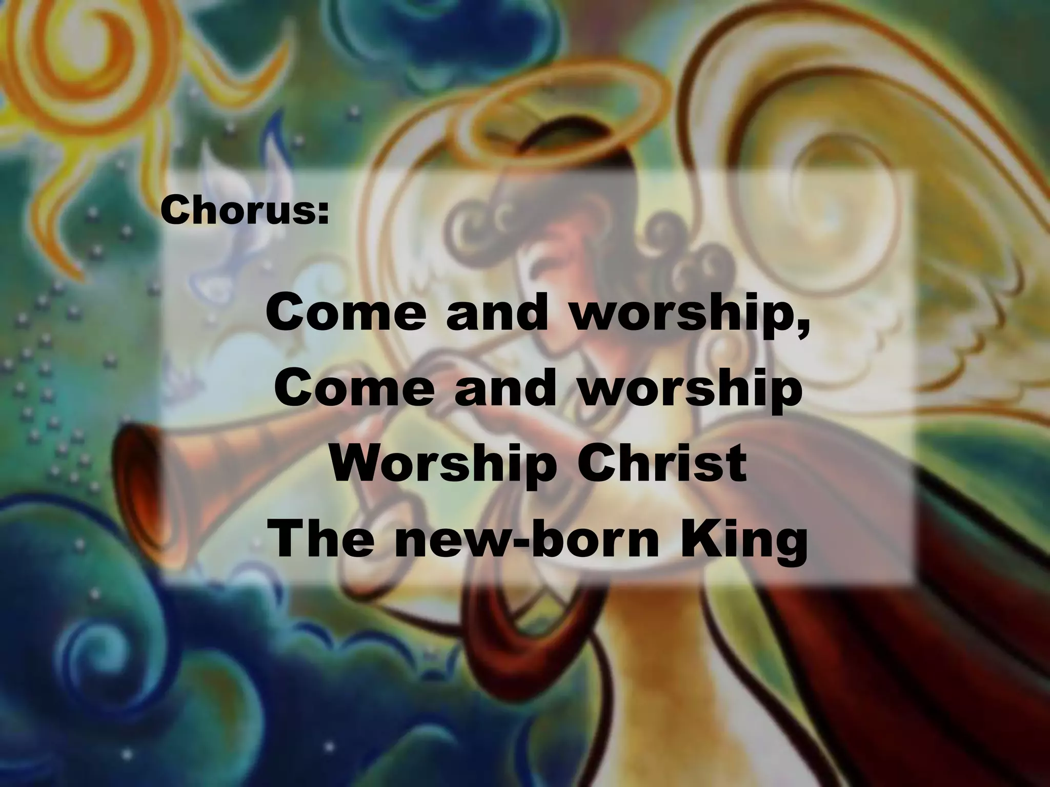 Angels From The Realms Of Glory | PPT