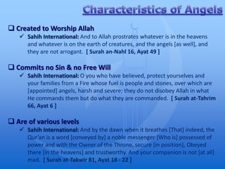 Angels in Islam | PPTX