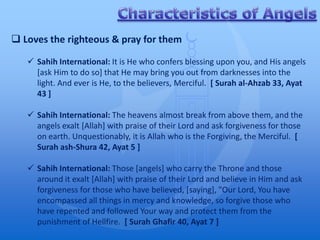 Angels in Islam | PPTX