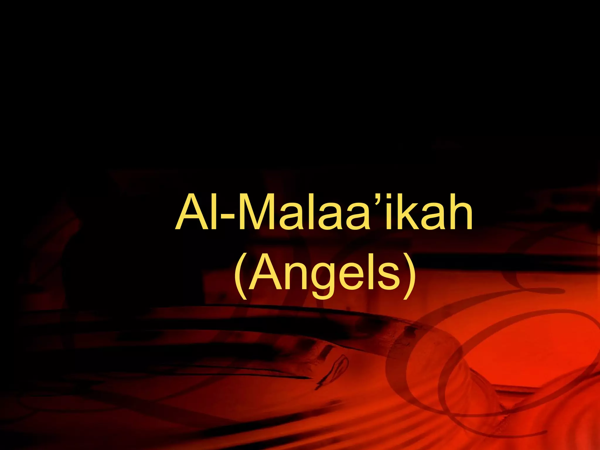 Angels in islam | PPT