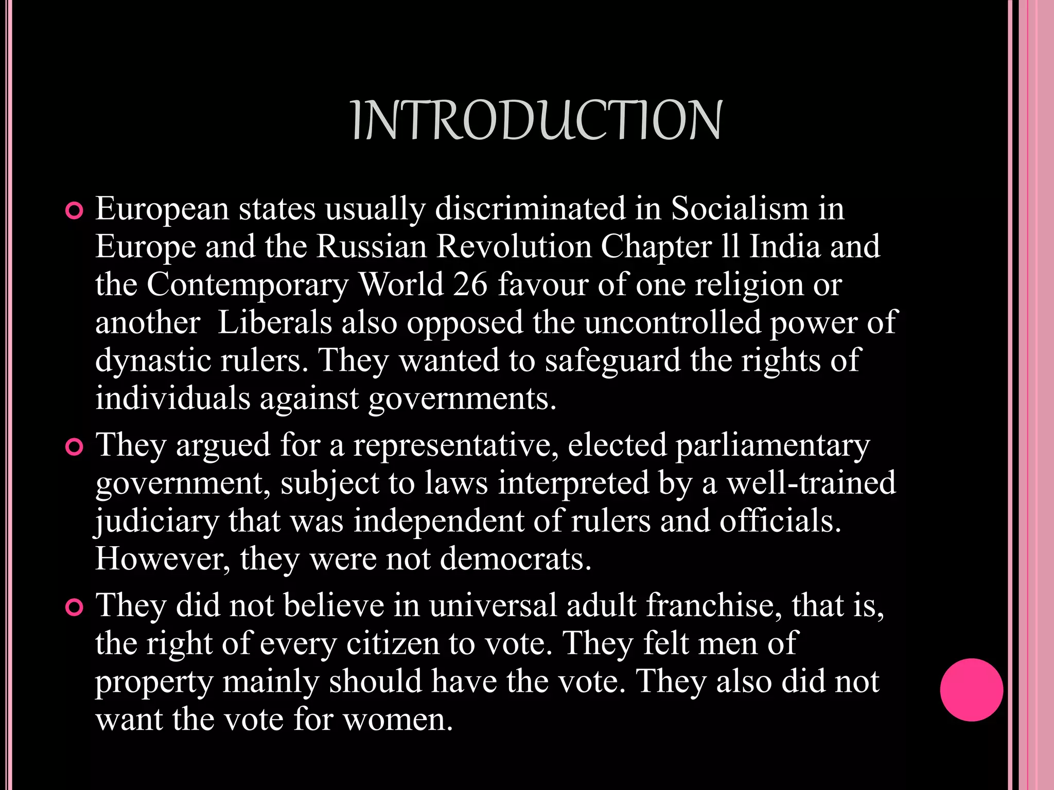 Socialism in Europe and the Russian revolution | PPTX