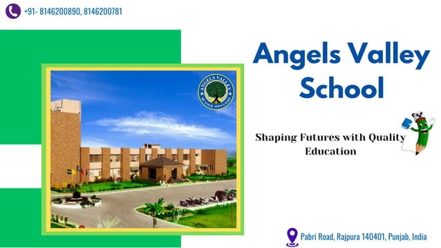 Angels Valley School| Best School in Rajpura | PPT