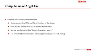 Angel Tax & Start-Ups | PPTX