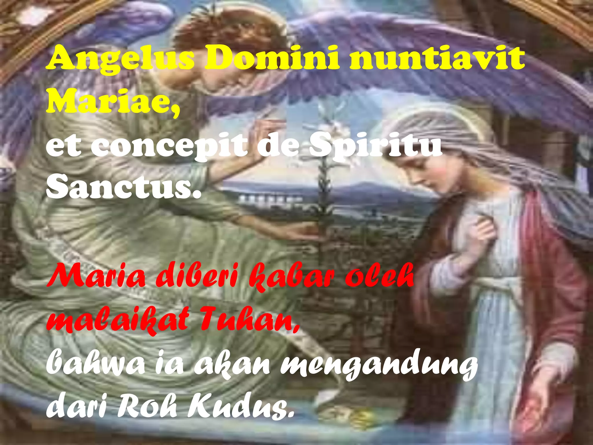 Doa Angelus / Malaikat Tuhan | PPTX