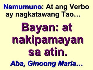 Angelus tagalog | PPT