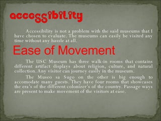 museum evaluation | PPT