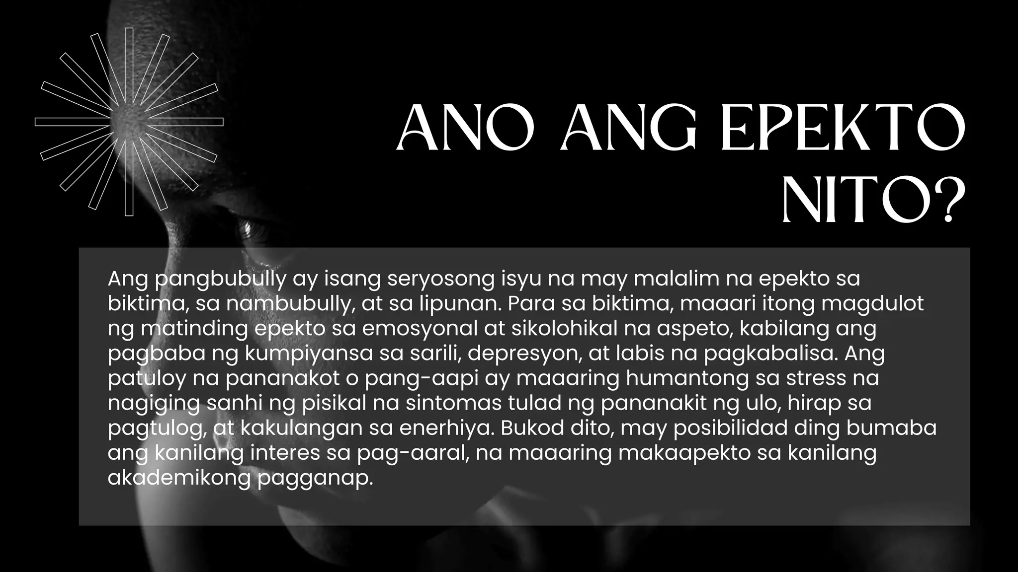 Ang Epekto Ng Pambubulas (Bullying) ESP8 | PPT