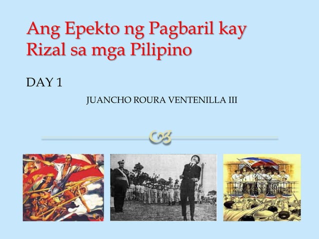 Ang Epekto ng Pagbaril kay Dr. Jose Rizal COT-RPMS Aligned | PPTX