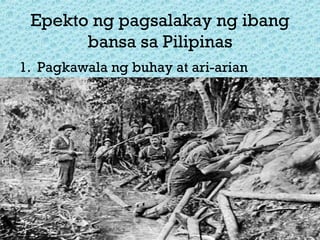 Ang epekto ng pananalakay | PPT