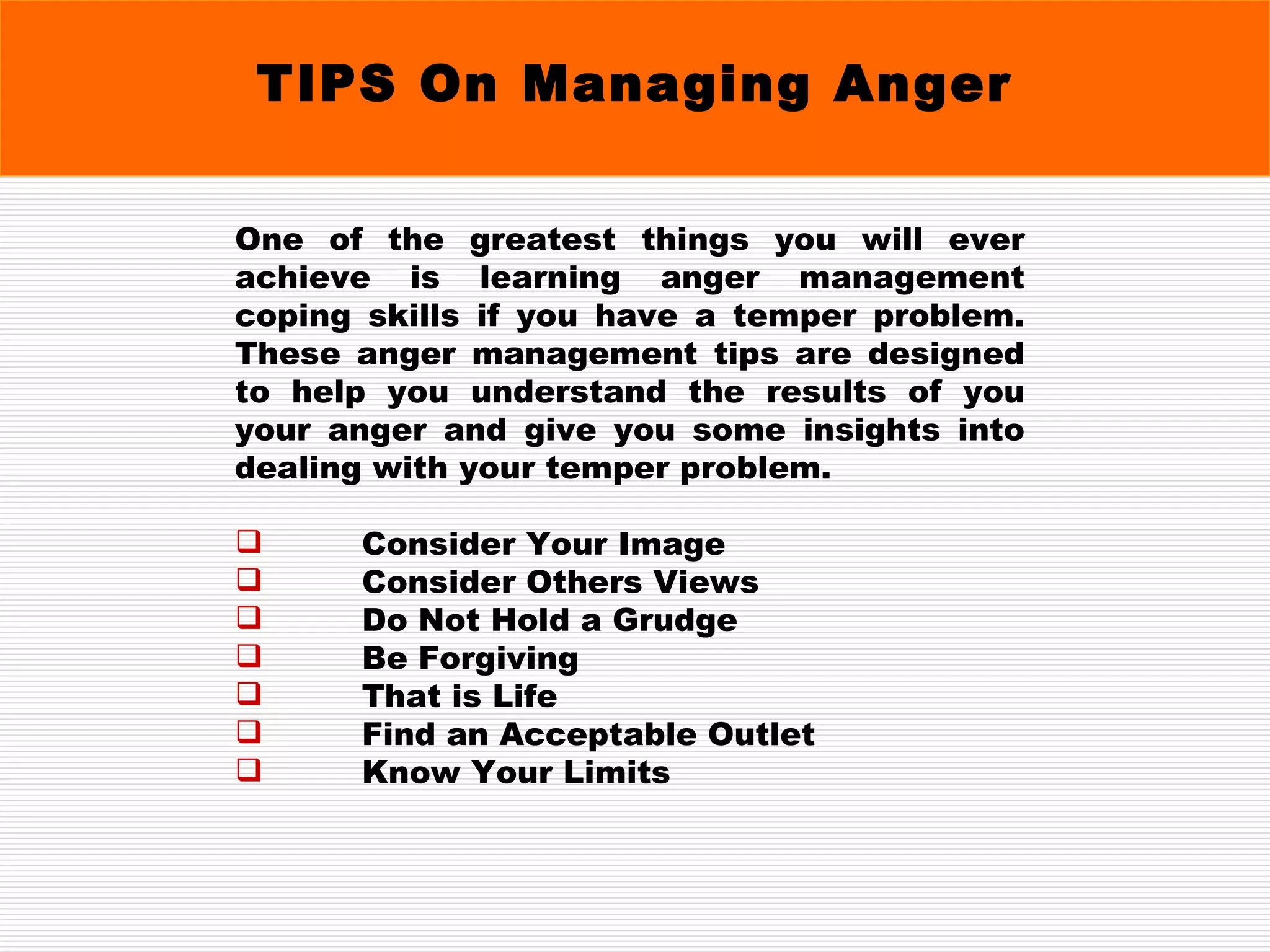 Anger | PPT