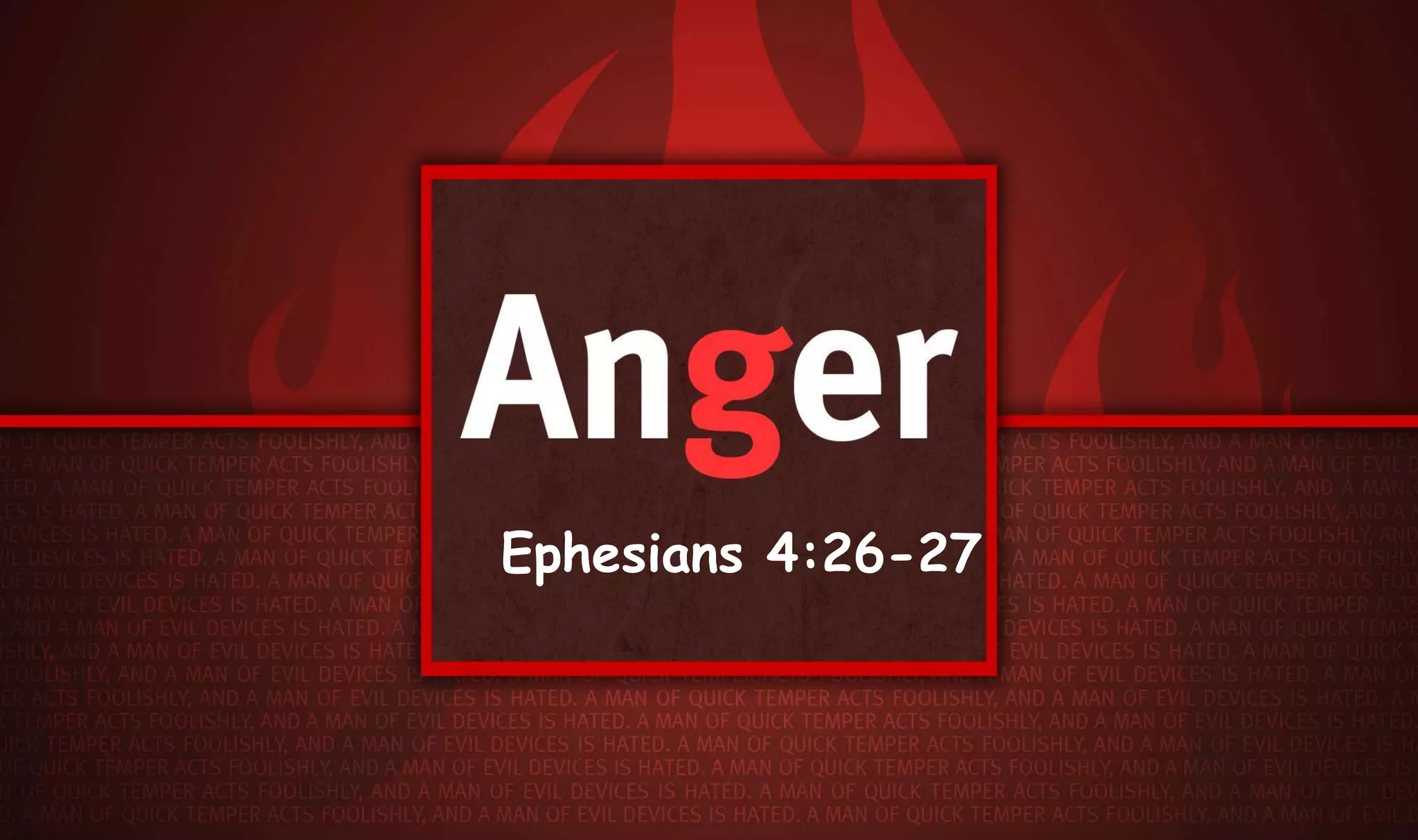 Integrity in our Unity: Anger | PPTX