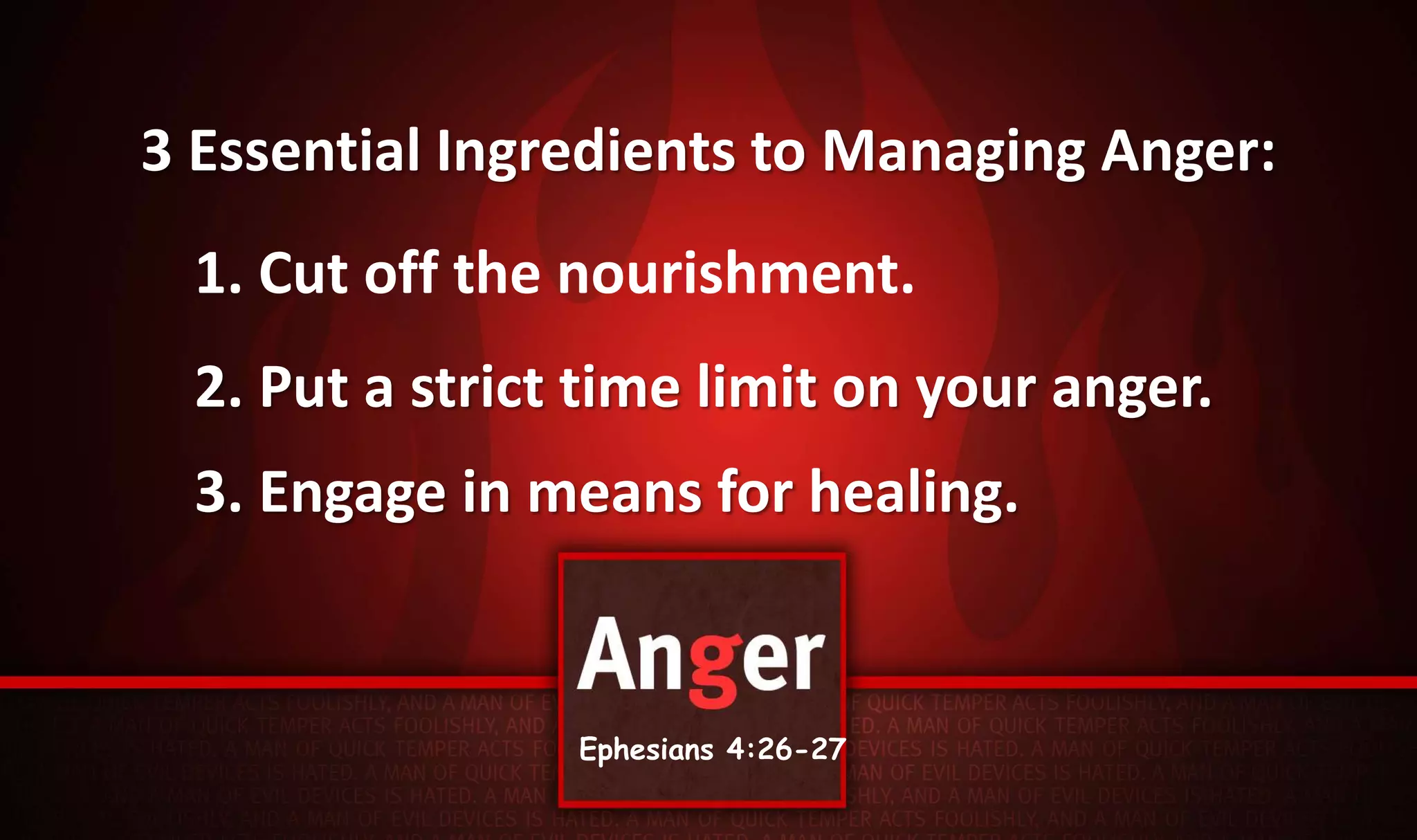 Integrity in our Unity: Anger | PPTX