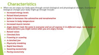 Understanding Anger.pptx | First Aid | Injuries