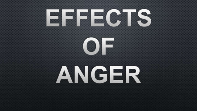 Anger - PSYCHOLOGICAL DEFINITION, ANGER & DEPRESSION, CLASSIFICATION OF ...