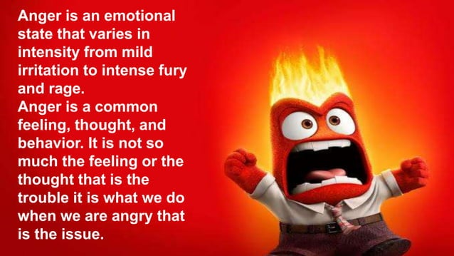 Anger - PSYCHOLOGICAL DEFINITION, ANGER & DEPRESSION, CLASSIFICATION OF ...
