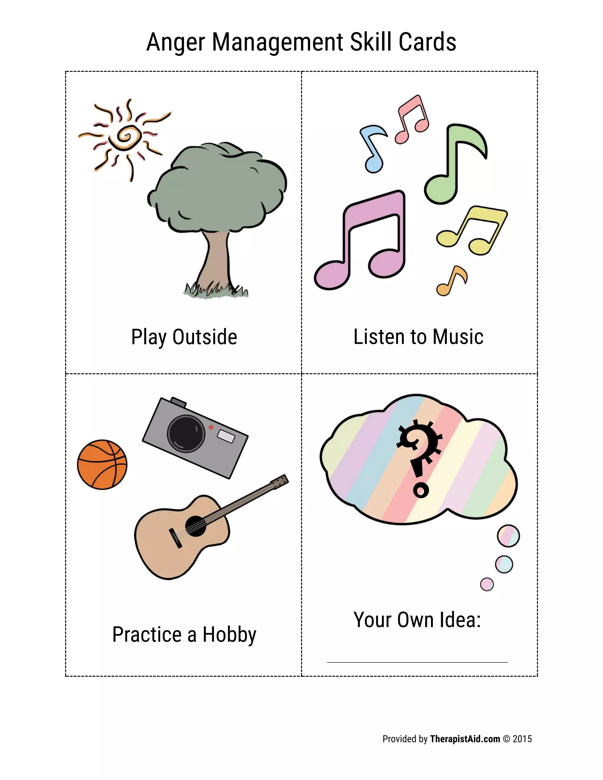 Anger management-skill-cards | PDF