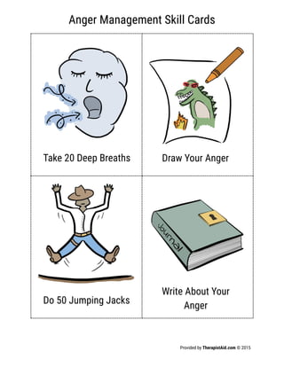 Anger management-skill-cards | PDF