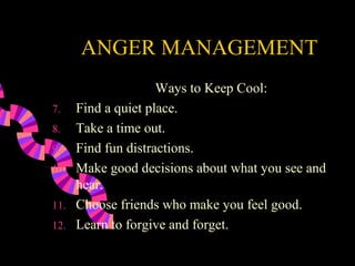 Anger management ppt | PPT