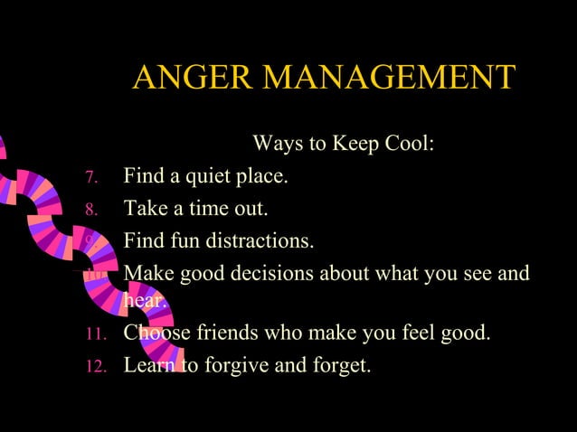 Anger management ppt | PPT | First Aid | Injuries