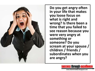 Anger The Human Suicide Bomb | PPT