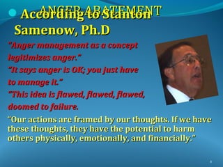 Anger Abatement Orientation Presentation | PPT