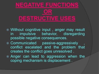 Anger and aggression ppt | PPTX
