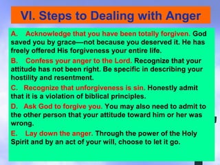 Anger and forgiveness | PPT