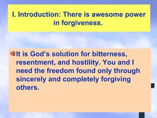 Anger and forgiveness | PPT