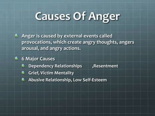Anger management in your daily healthy ife | PPTX