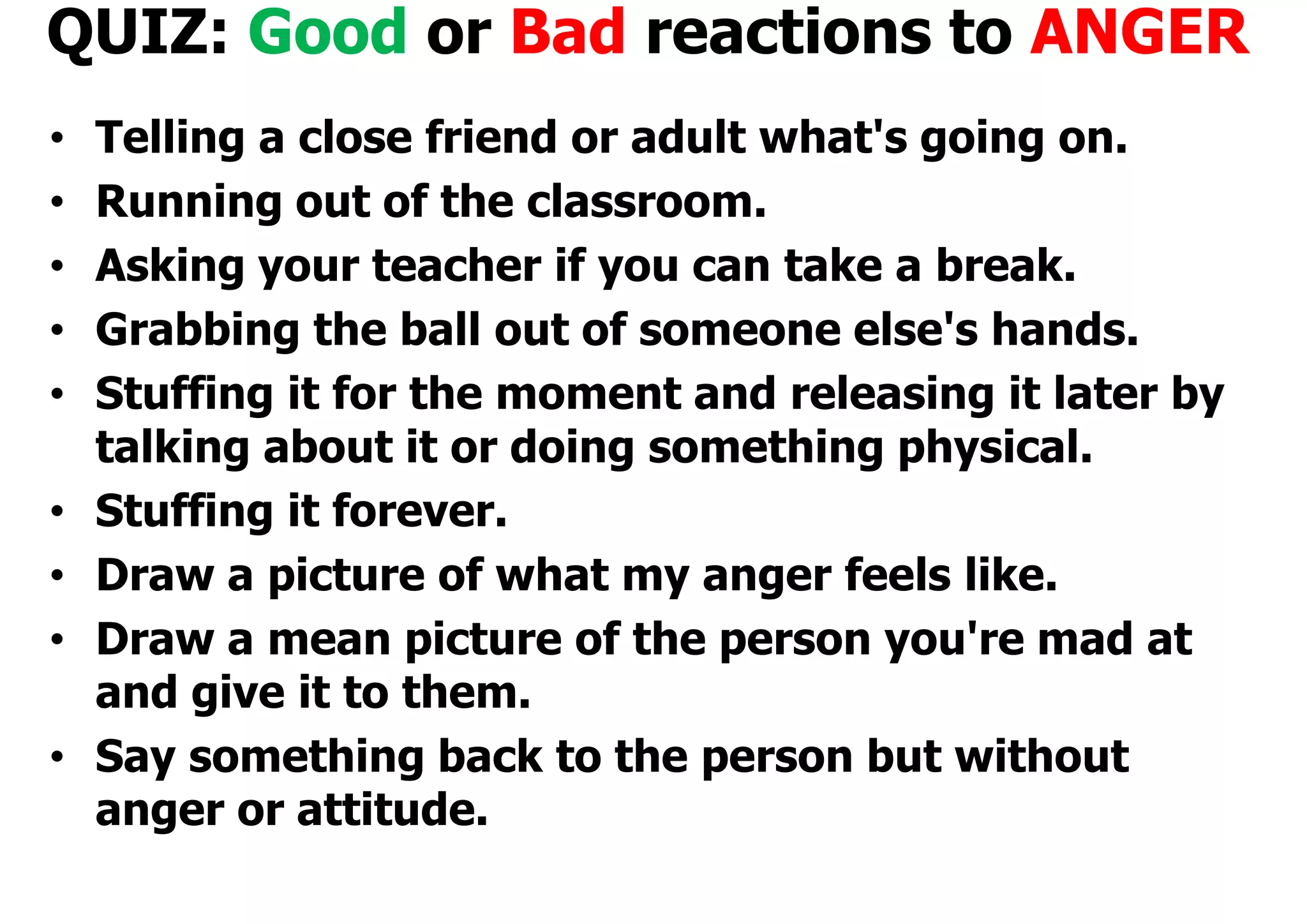 ANGER Management for Kids | PDF