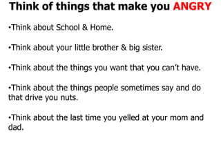 Things That Make You Angry