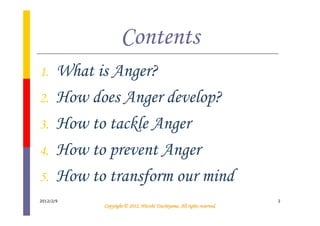 Anger Control (English) | PDF | First Aid | Injuries