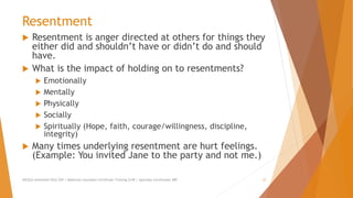 Anger irritation and resentment | PPTX