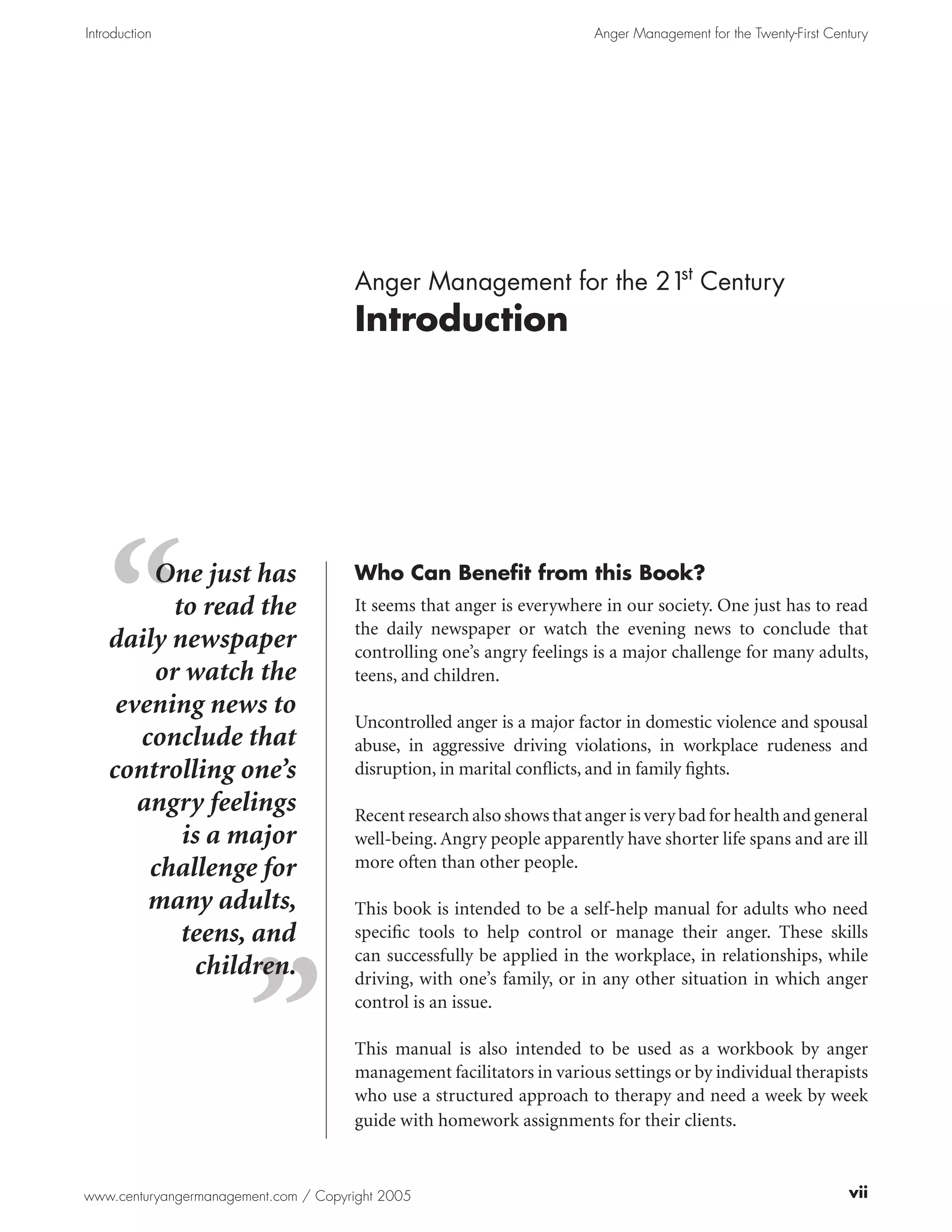 Anger management | PDF