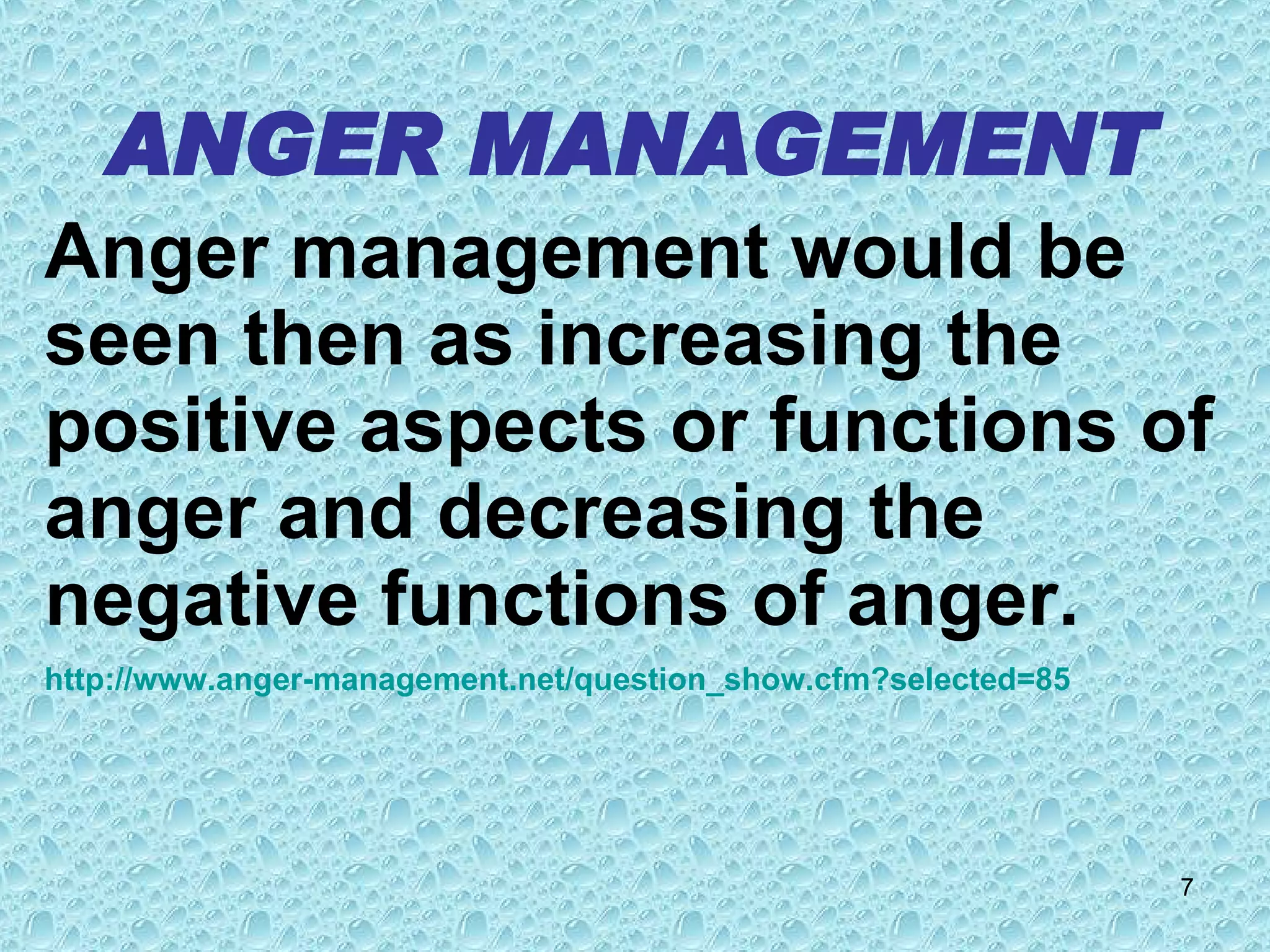 Anger Management | PPT