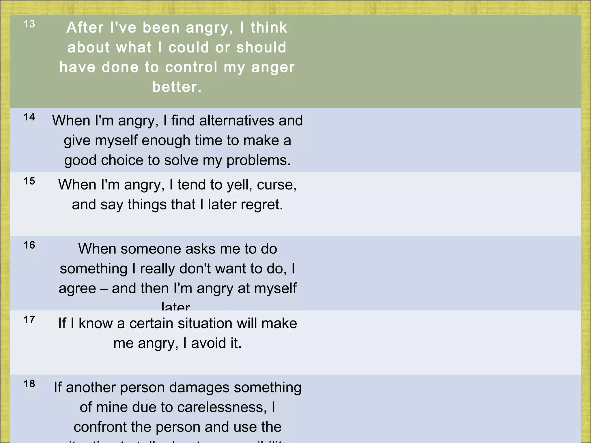 Anger management 12 strategies for | PPT