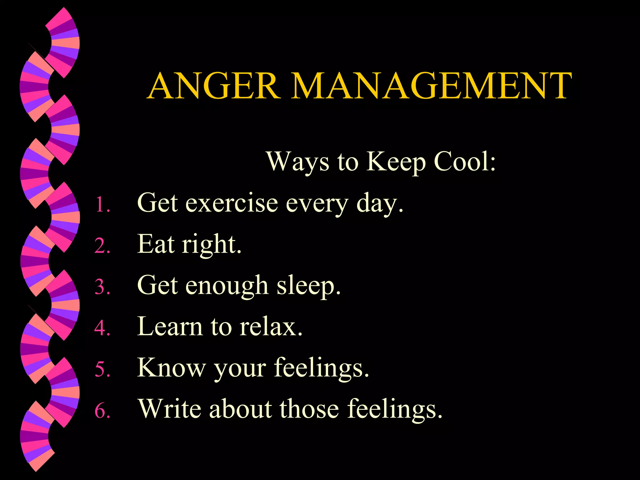 Anger management | PPT | Mental Health | Diseases and Conditions