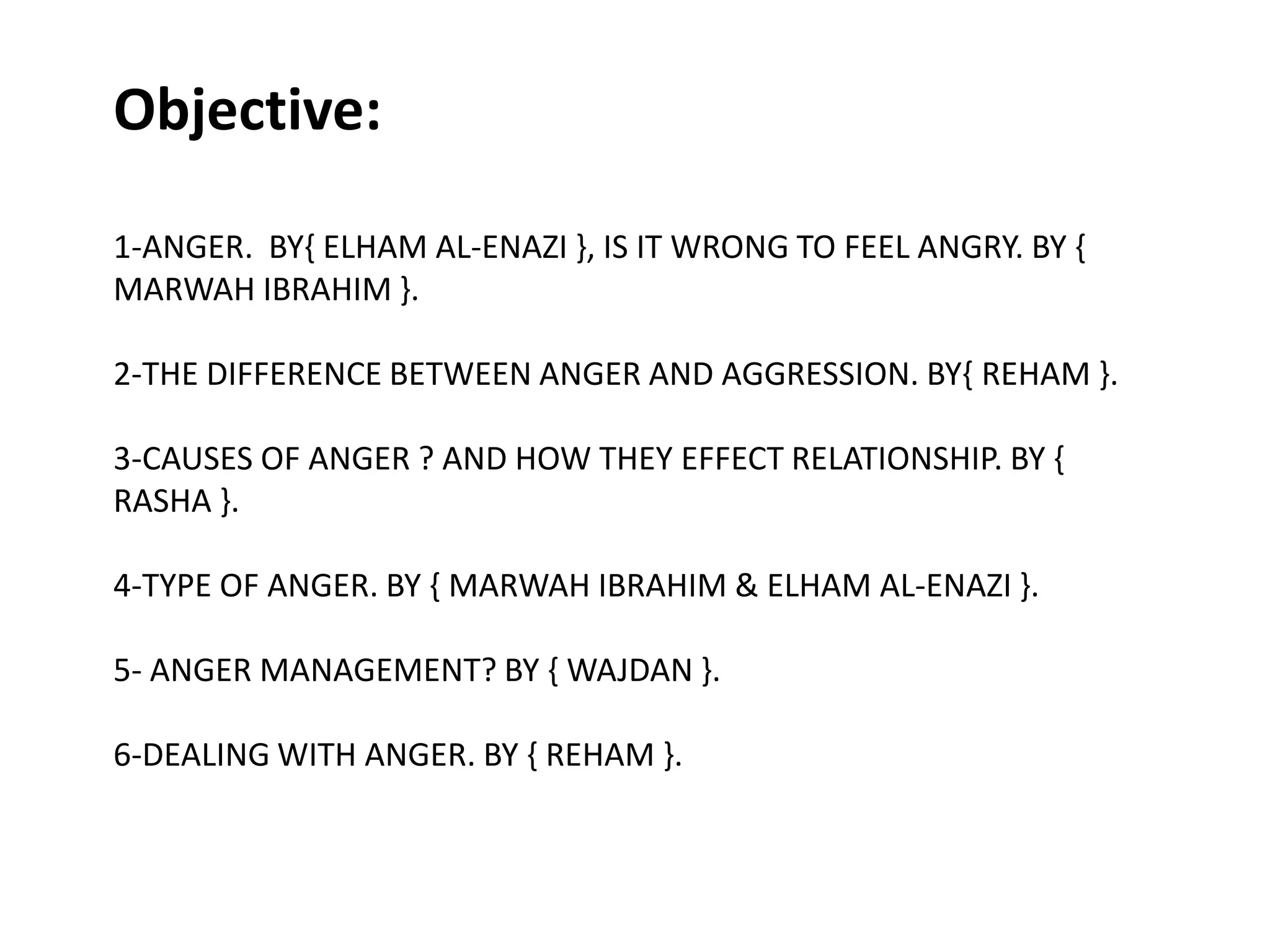 Anger management | PPTX