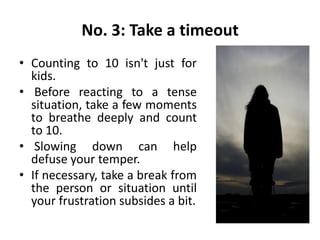 Anger management | PPTX