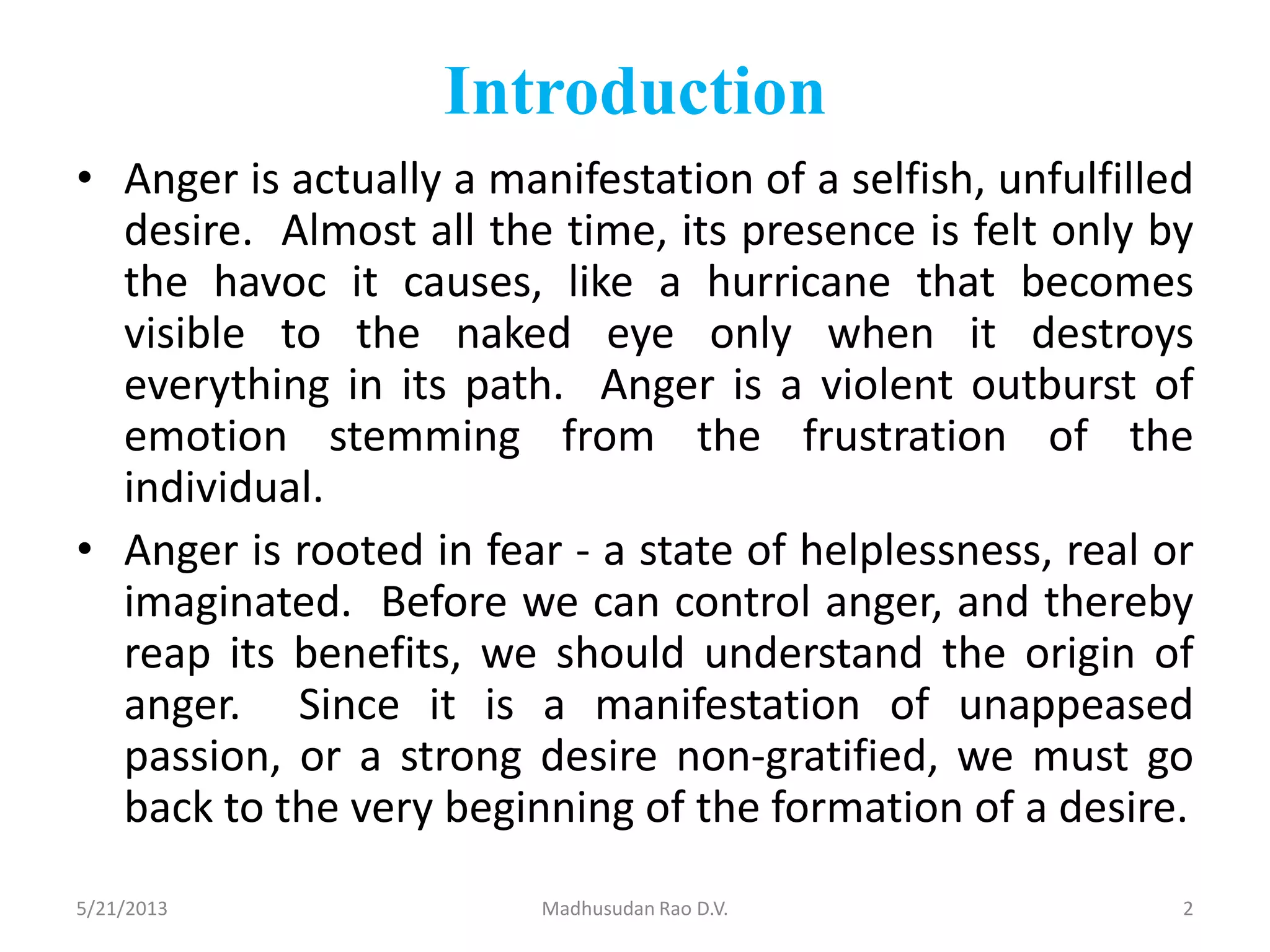 Anger man agement | PPTX