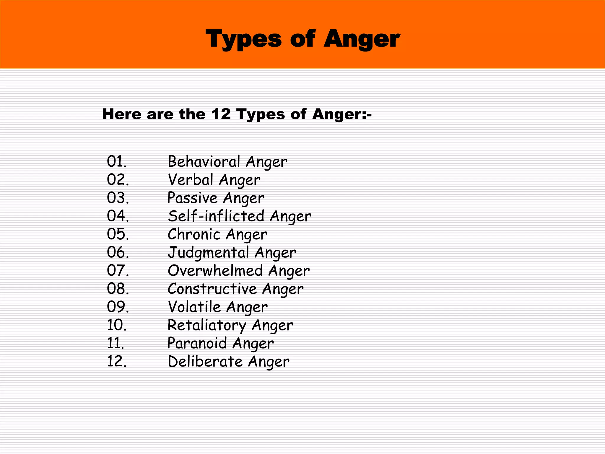 Anger management a speech | PPTX