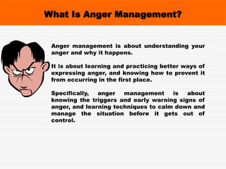 Anger management a speech | PPTX