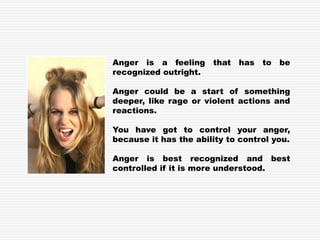 Anger management a speech | PPTX