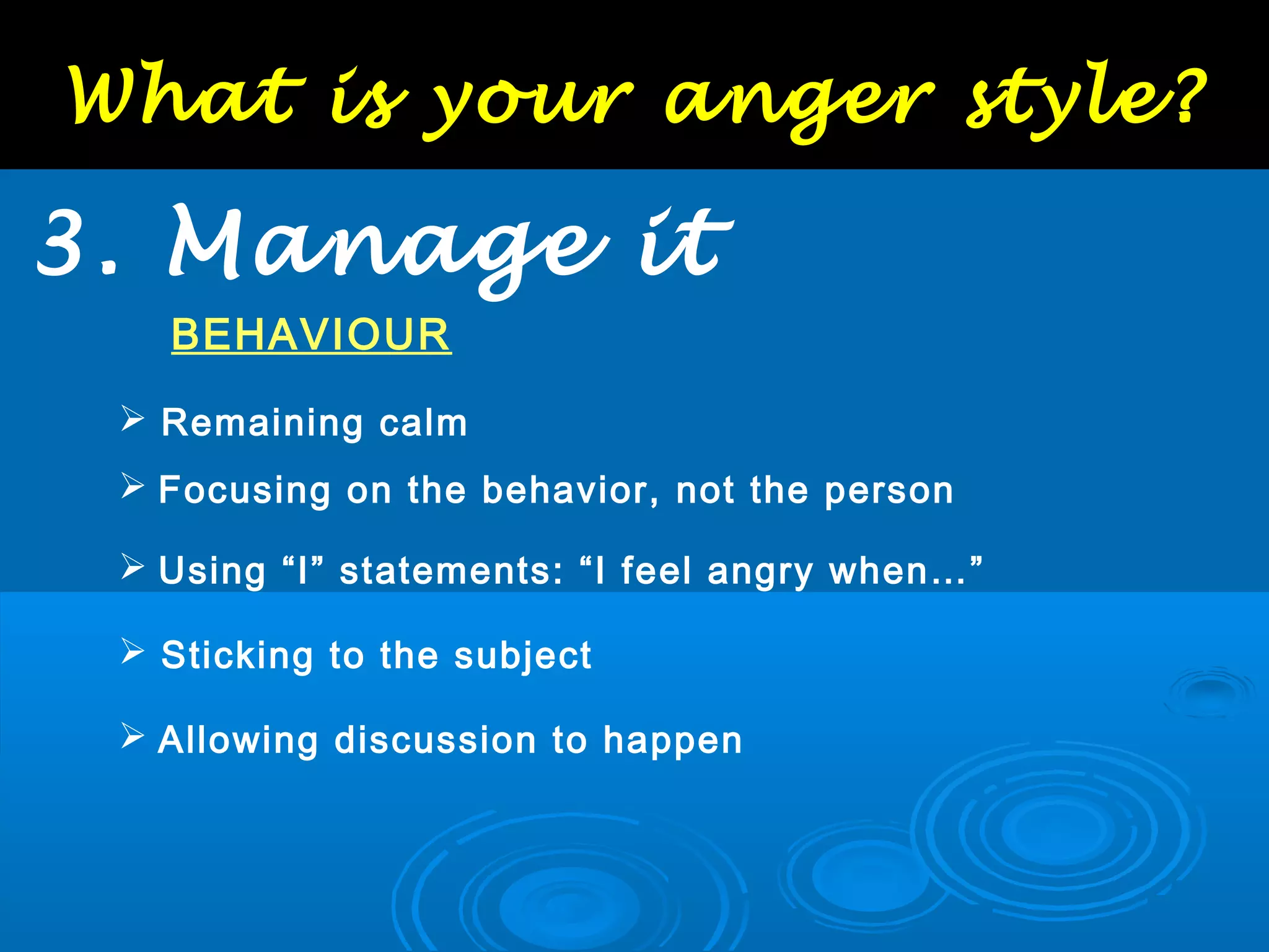 Anger management | PPT